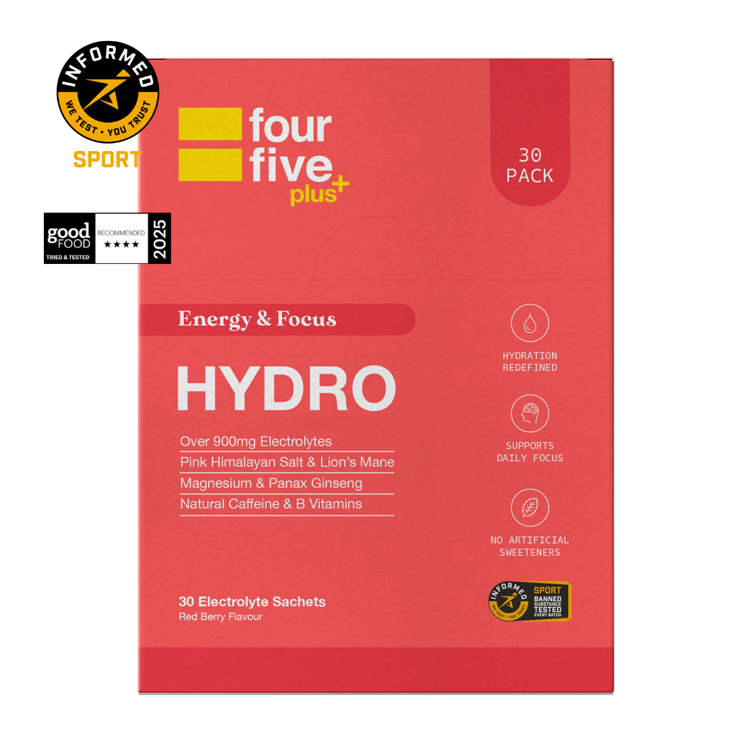 Hydro Plus Hydration Energy & Focus Sachets | Electrolyte Powders UK – fourfive
