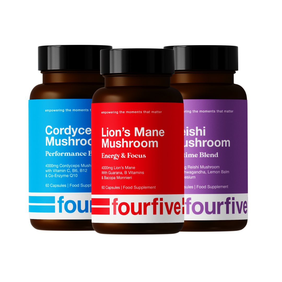 Mushroom Trio | Supplements For Sleep, Energy and Stamina – fourfive